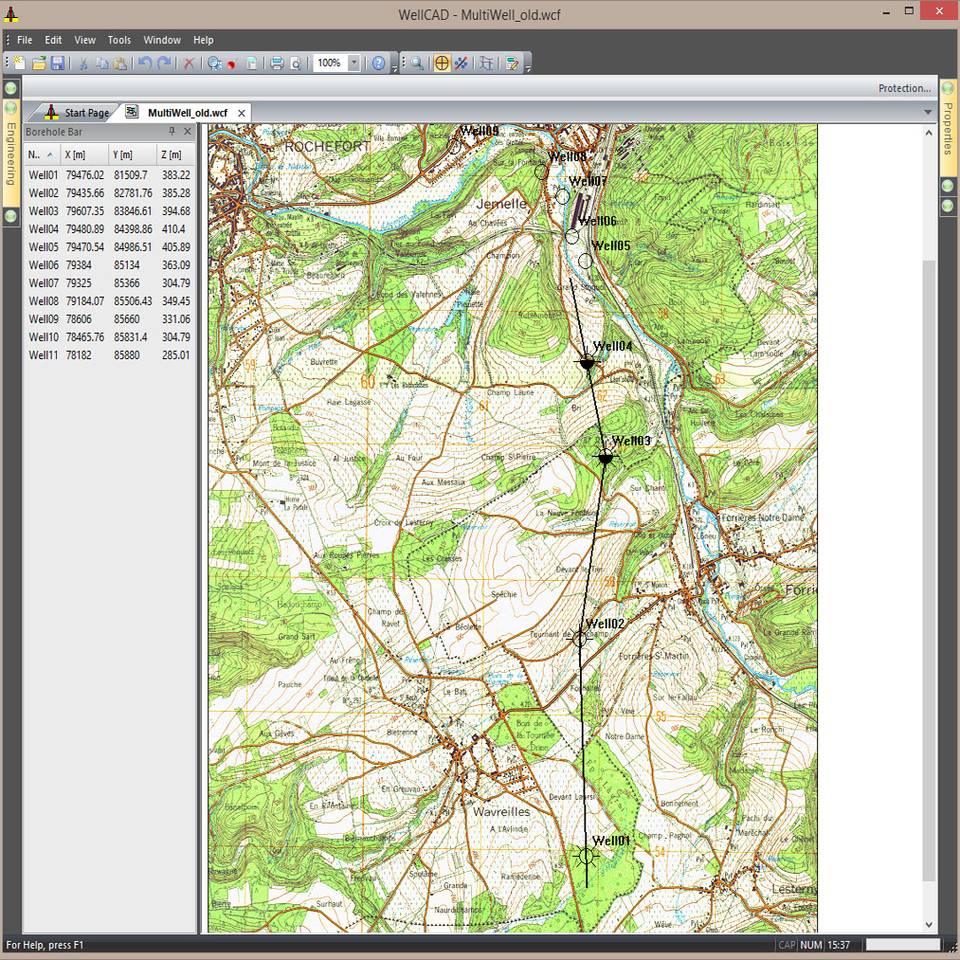 Multi-Well – WellCAD by ALT